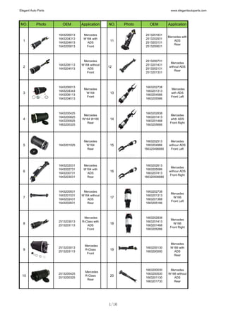 Air suspension catalogue 2021- from Elegant Auto Parts | PDF