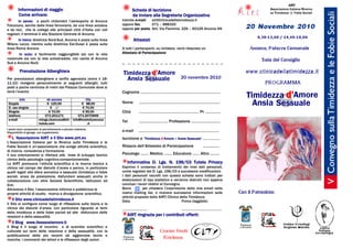 Airt 2010 volantino Convegno Timidezza d'amore e ansia sessuale | PDF