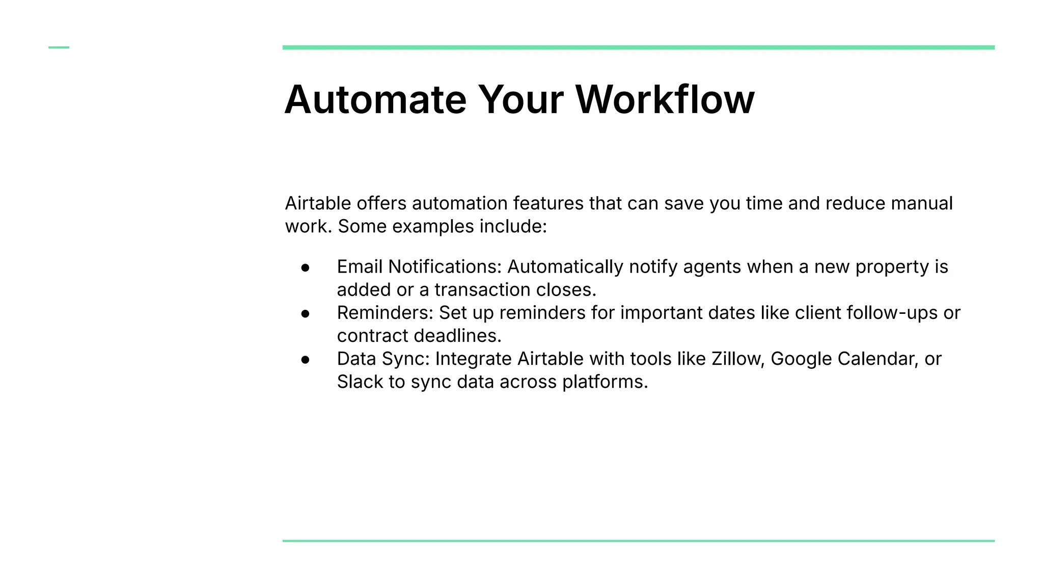 Airtable real estate - comprehensive guide | PDF