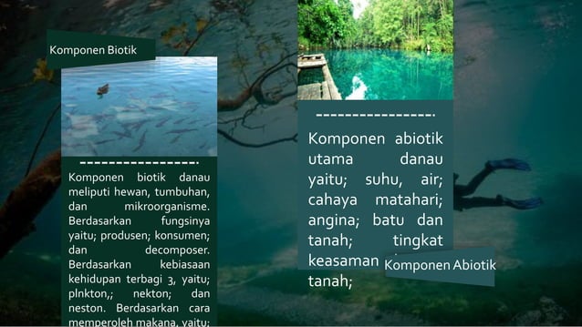 Karakteristik Danau PPT | PPT
