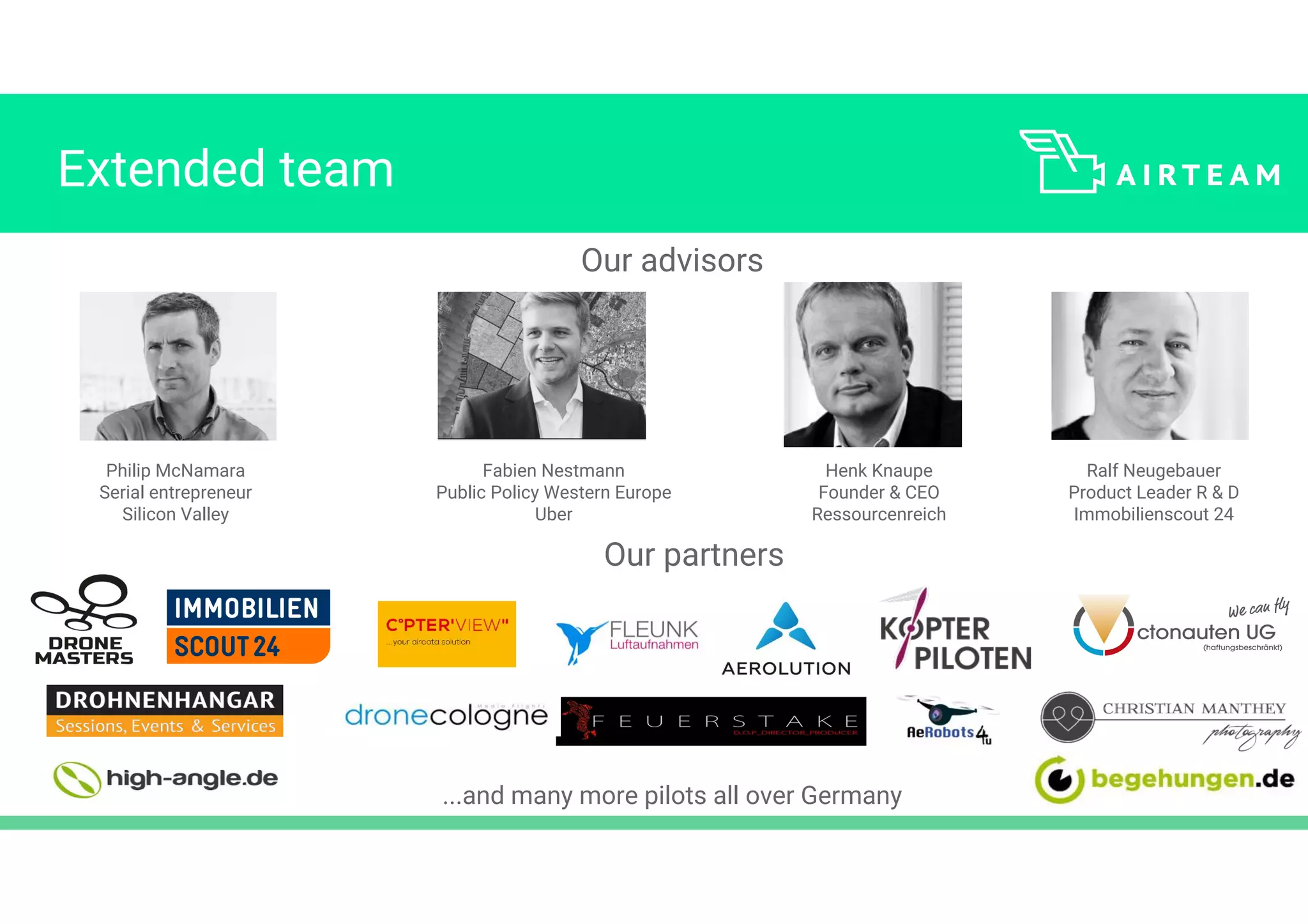 AIRTEAM - how drones change the world | PPT