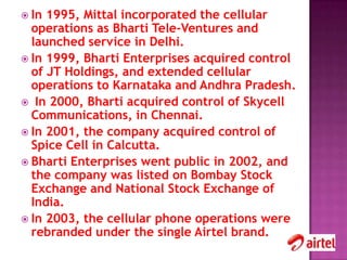 Bharti Airtel Pvt.Ltd. | PPTX