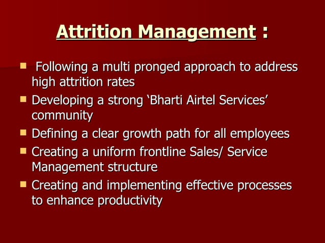Airtel a case study | PPT | Human Resources | Business