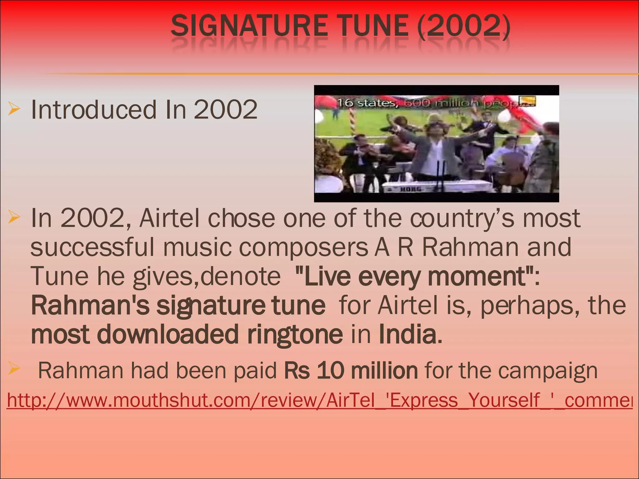 Airtel Presentation (BRAND IDENTITY) | PPT
