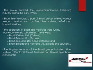Airtel – Positioning and Repositioning | PPTX