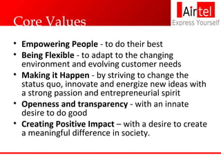 Airtel company profile final | PPT