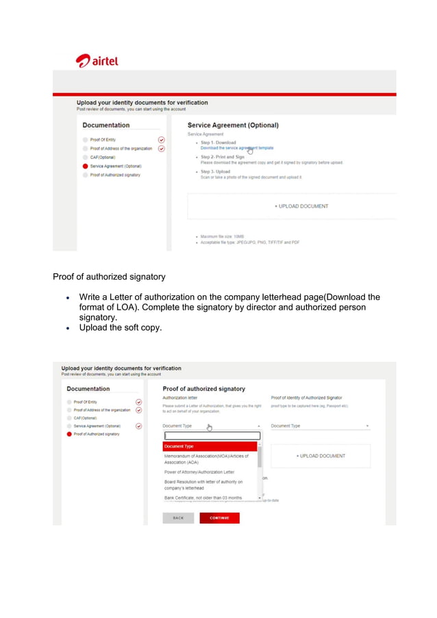 AirTel DLT registration.pdf | Internet | Computing