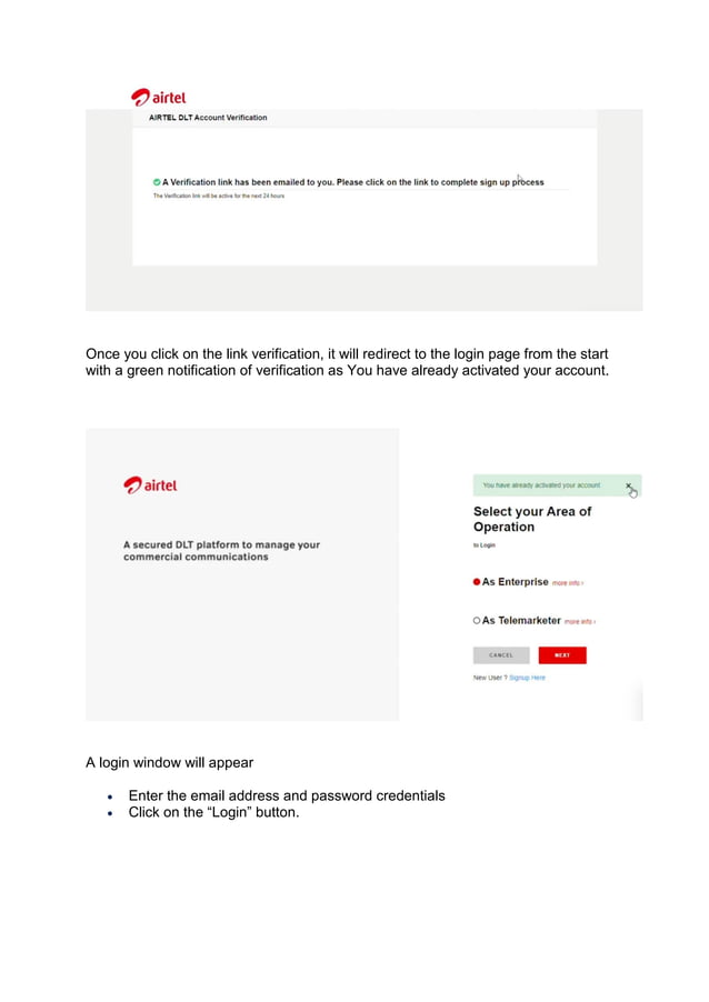 AirTel DLT registration.pdf | Internet | Computing