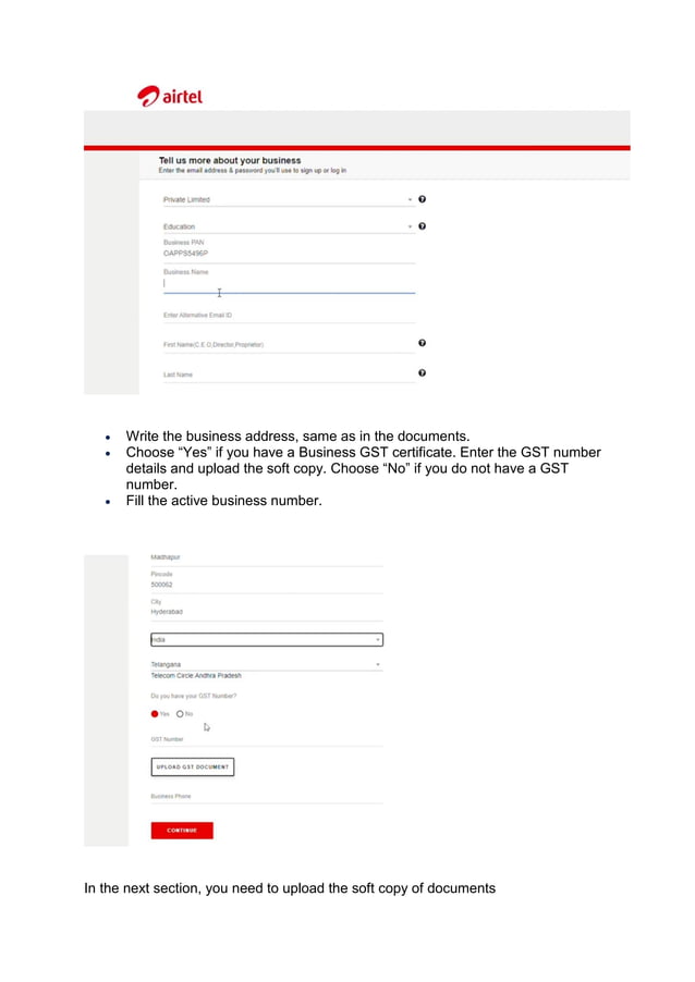 AirTel DLT registration.pdf | Internet | Computing