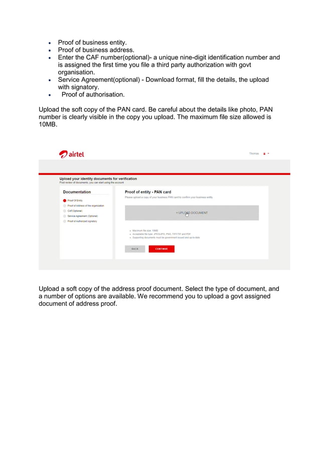 AirTel DLT registration.pdf | Internet | Computing