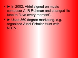 Airtel final ppt(2) | PPT