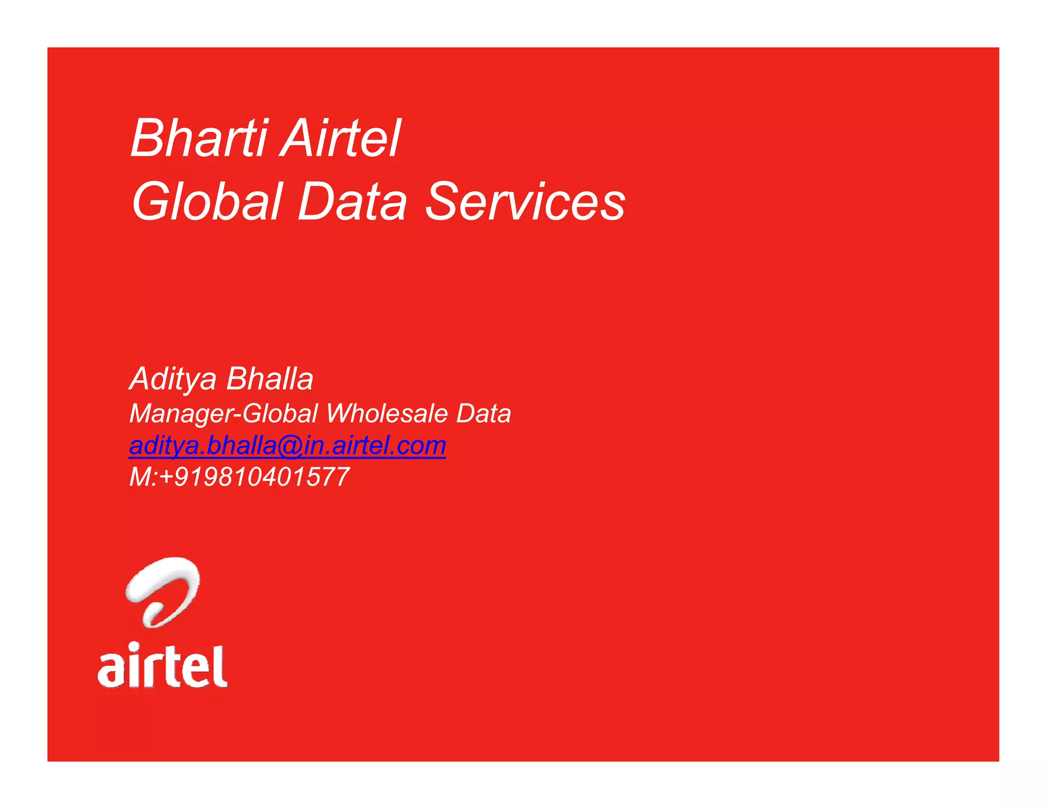Airtel Global Capabilities Latest | PDF