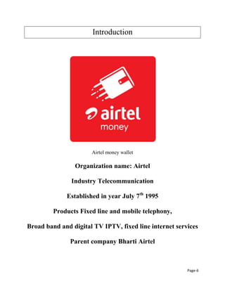 Airtel money | PDF