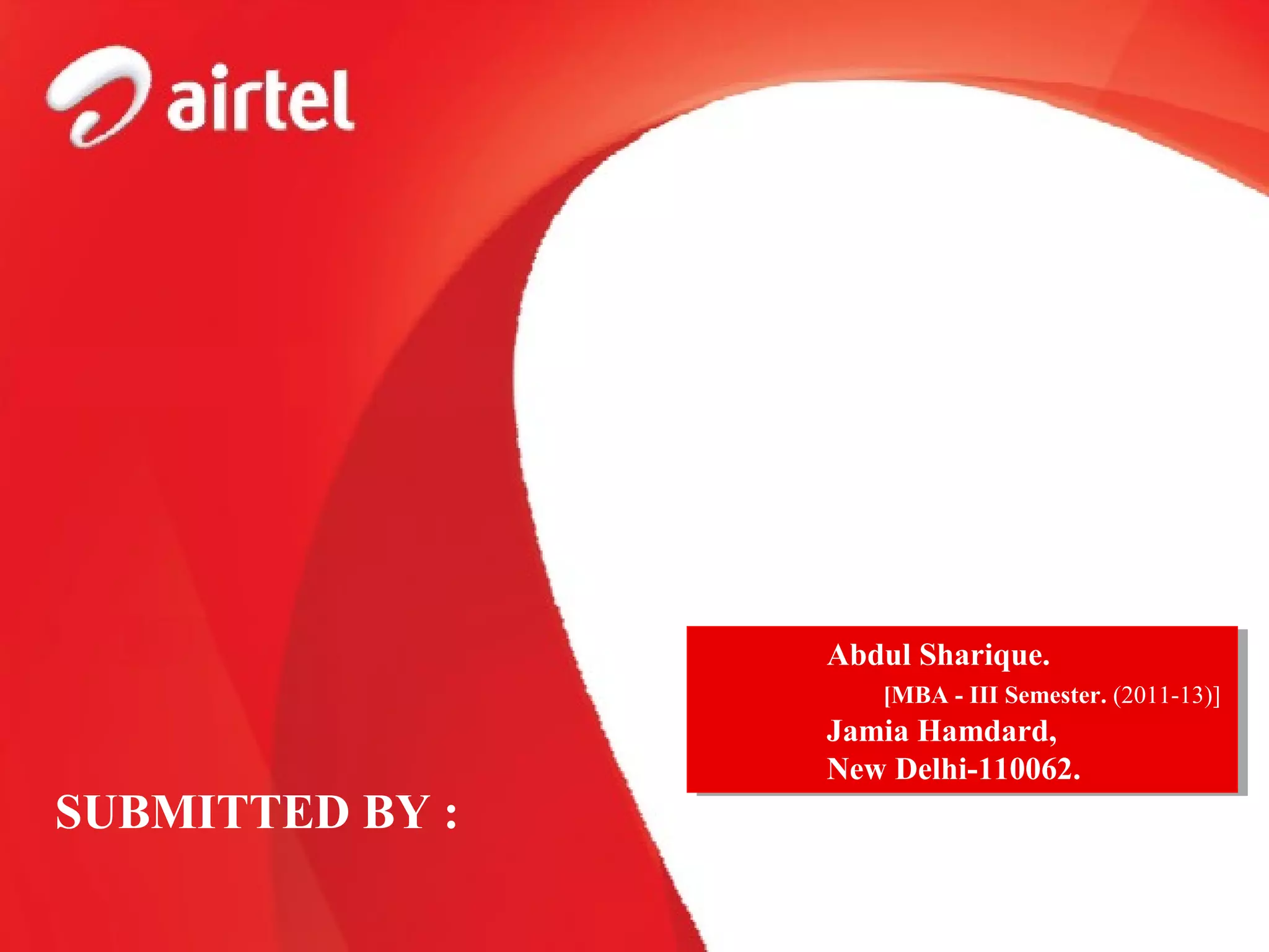 Airtel ppt | PPT