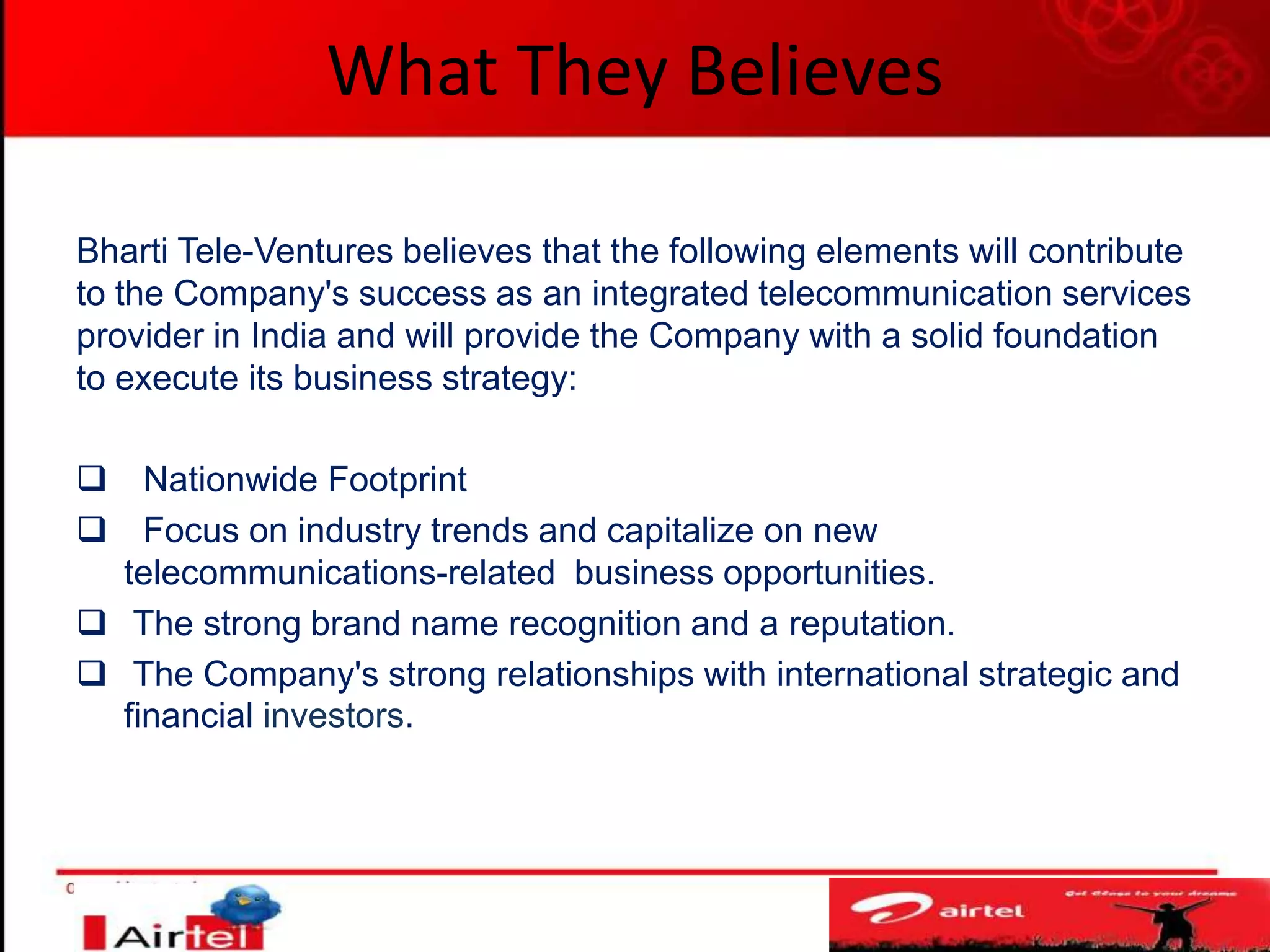 Airtel comparative study | PPTX