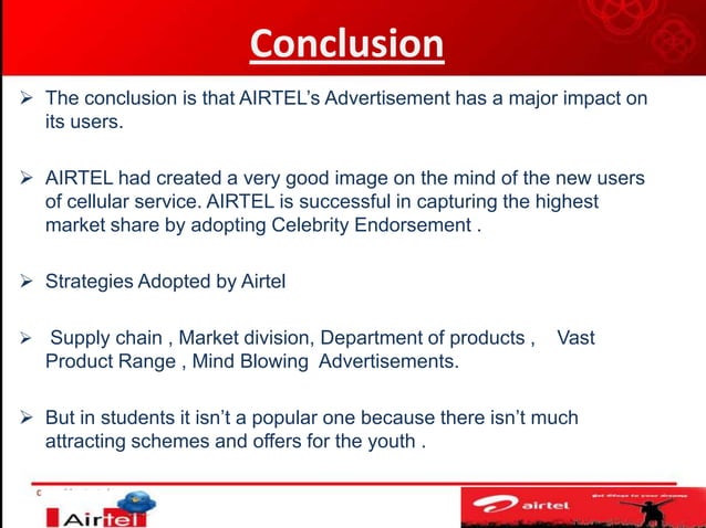 Airtel comparative study | PPT
