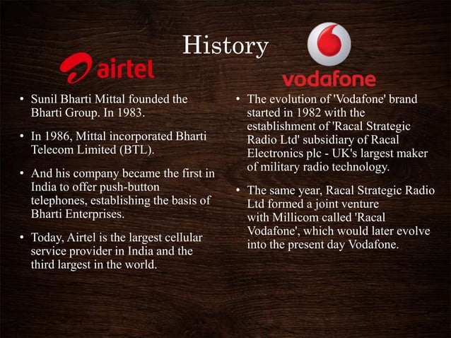 Airtel vs Vodafone | PPT