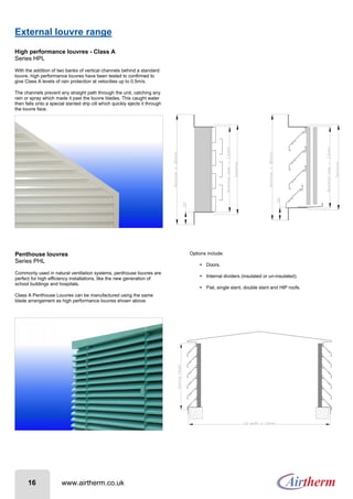 Airtherm grilles & louvre booklet | PDF