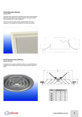 Airtherm grilles & louvre booklet | PDF