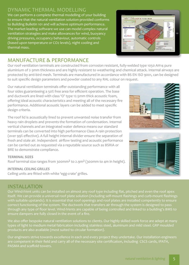 Natural Ventilation Brochure | PDF