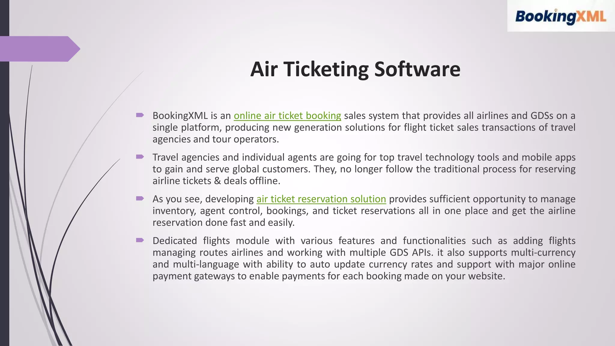 Air Ticketing Software | PPTX