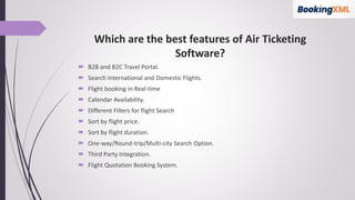 Air Ticketing Software | PPTX