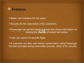 Air ticket reservation system presentation | PPT