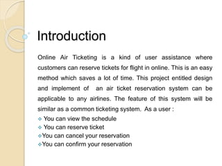 Air ticket reservation_system_presentati | PPT