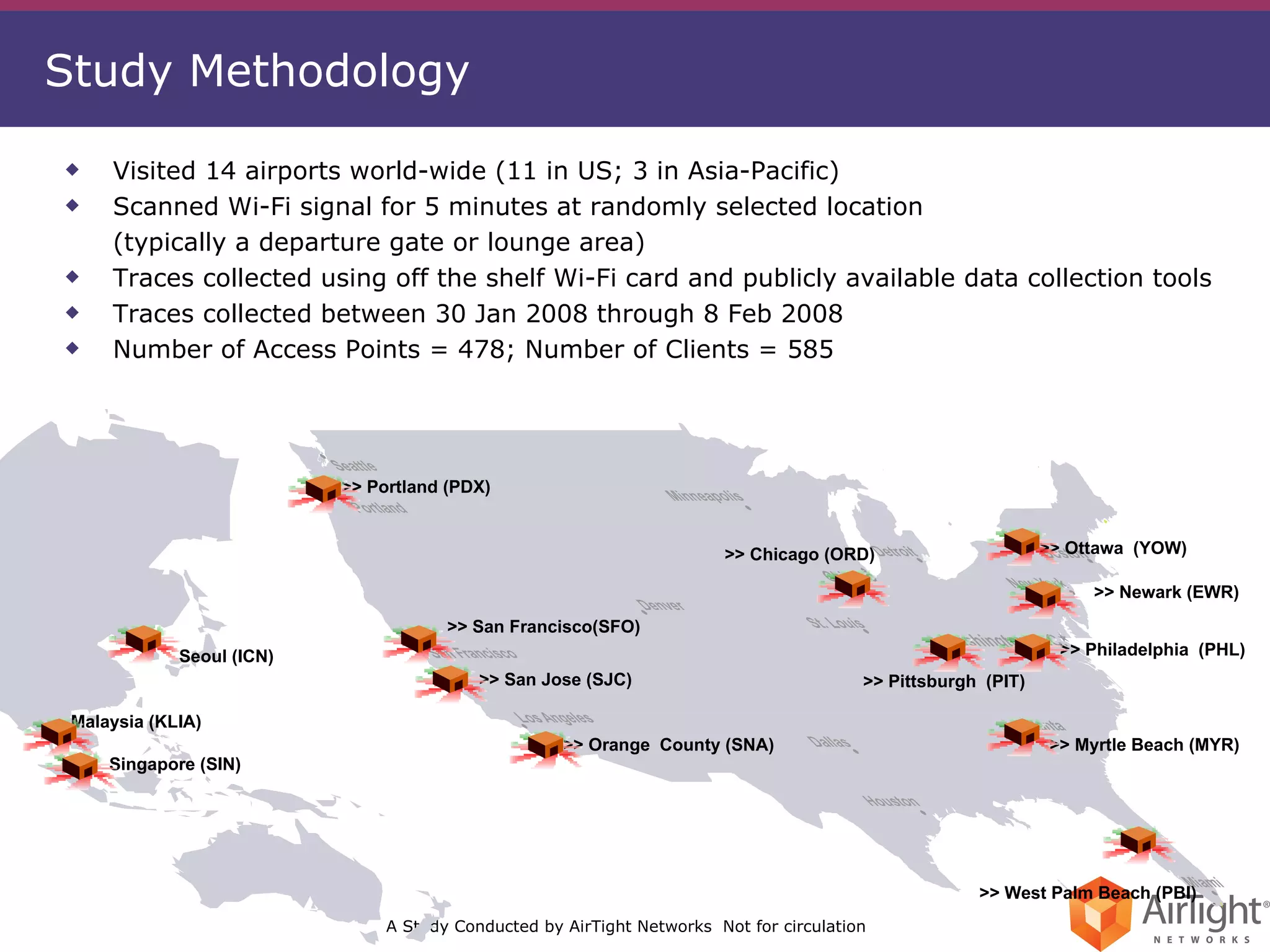 Air Tight Airport Wi Fi Scan Analysis | PPT