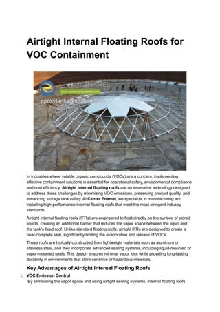 Airtight Internal Floating Roofs for VOC Containment.docx