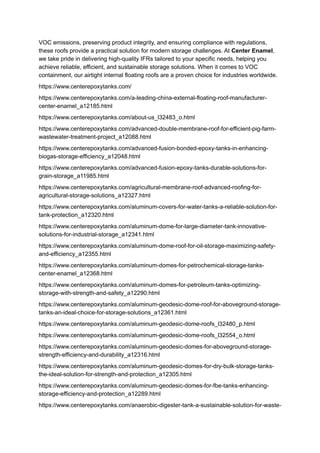 Airtight Internal Floating Roofs for VOC Containment.docx