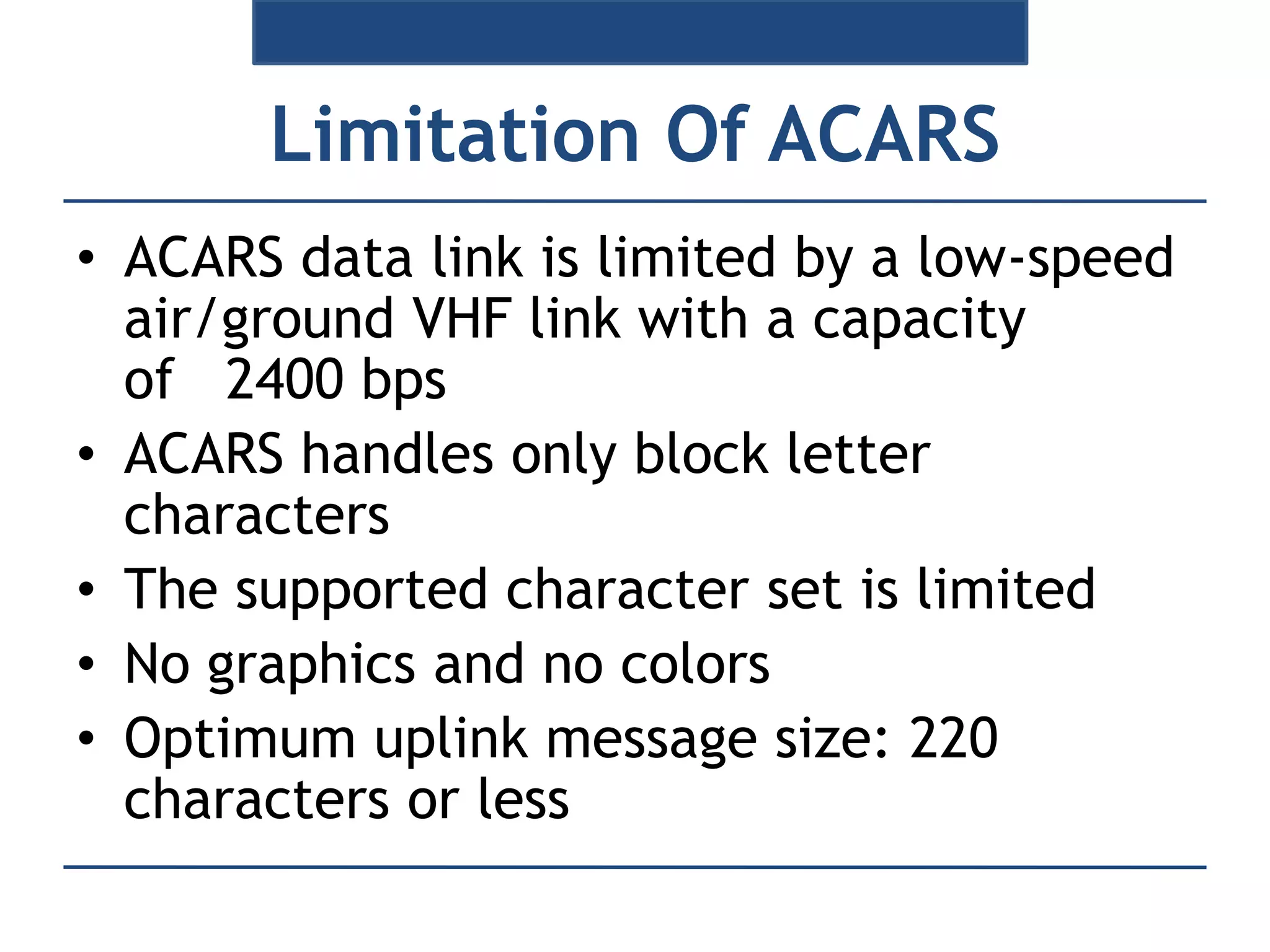 Air to ground datalink communication | PPTX