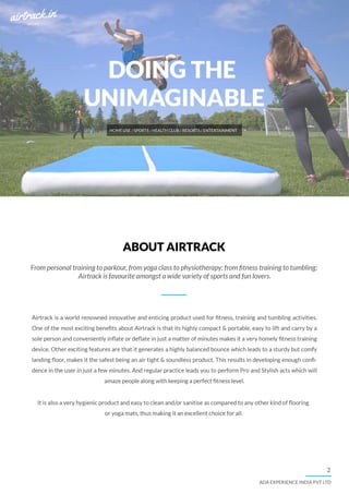 Airtrack.in brochure | PDF