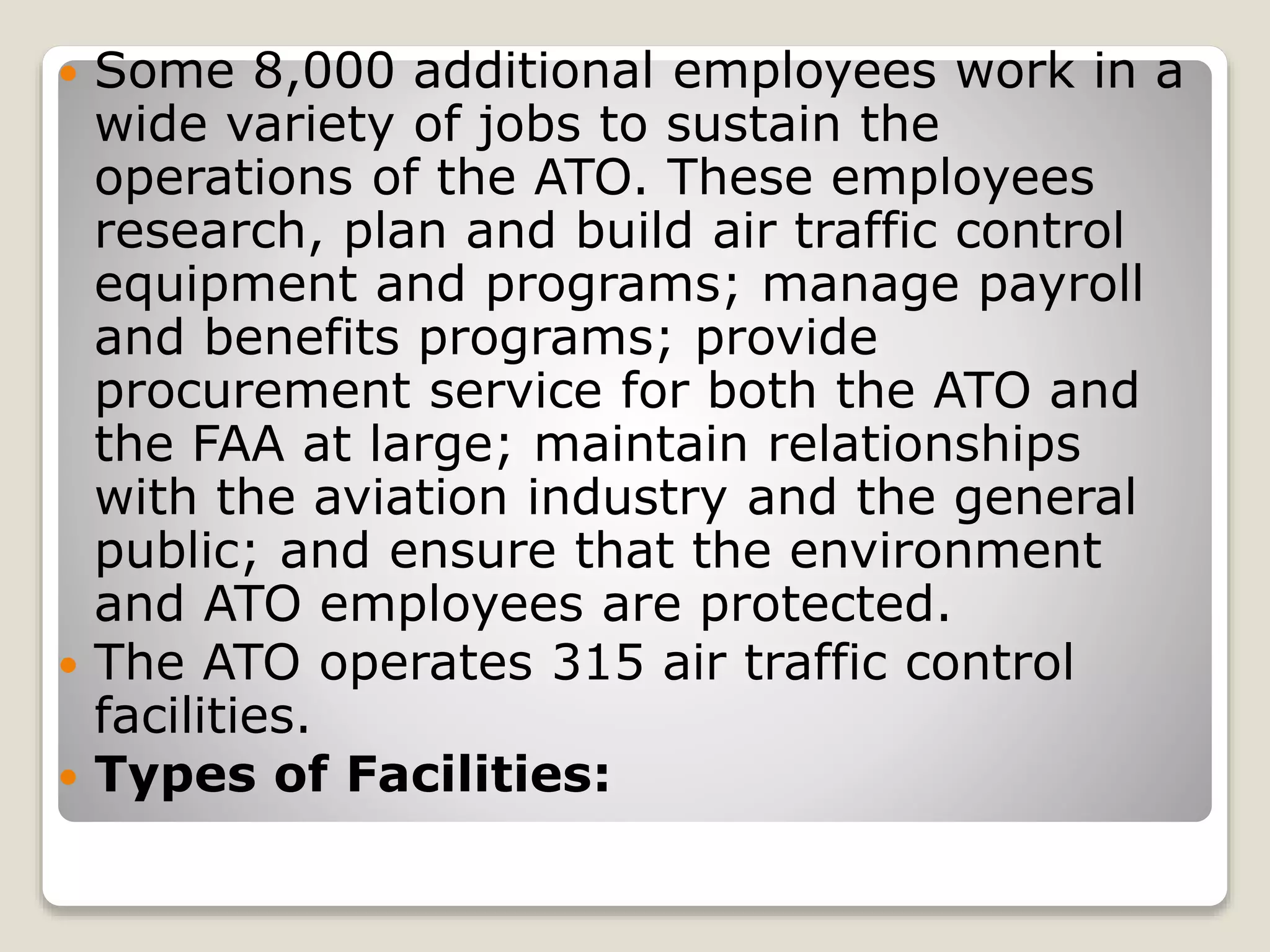 Air traffic organization | PPTX