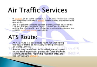 Air traffic services | PPTX