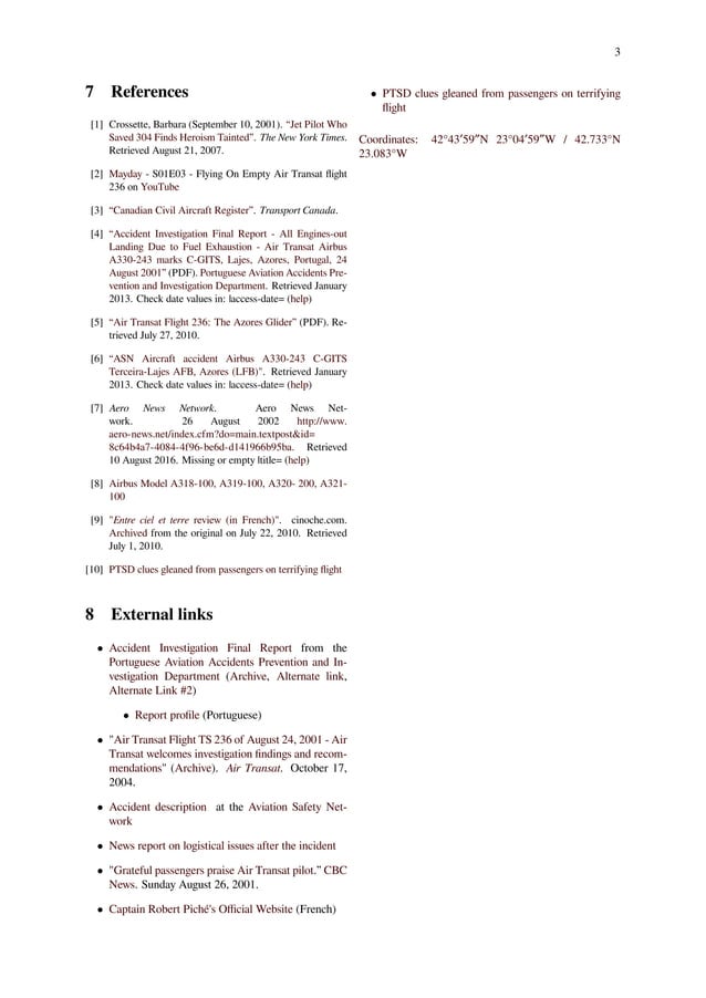 Air transat flight 236 | PDF | Air Travel | Travel Type