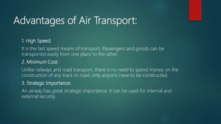 Air transport | PPTX