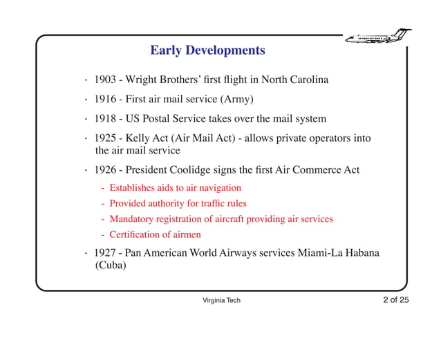 Air transportation history | PDF | Air Travel | Travel Type