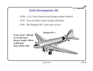 Air transportation history | PDF