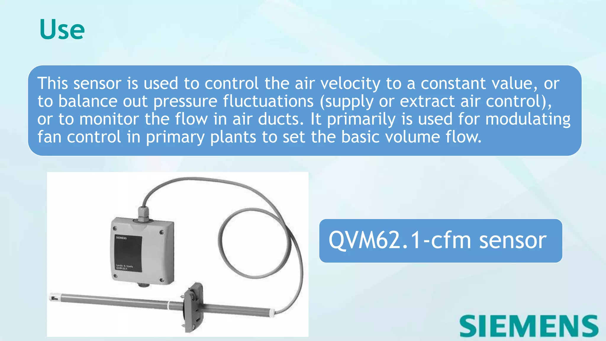 Siemens Air velocity sensor | PPTX