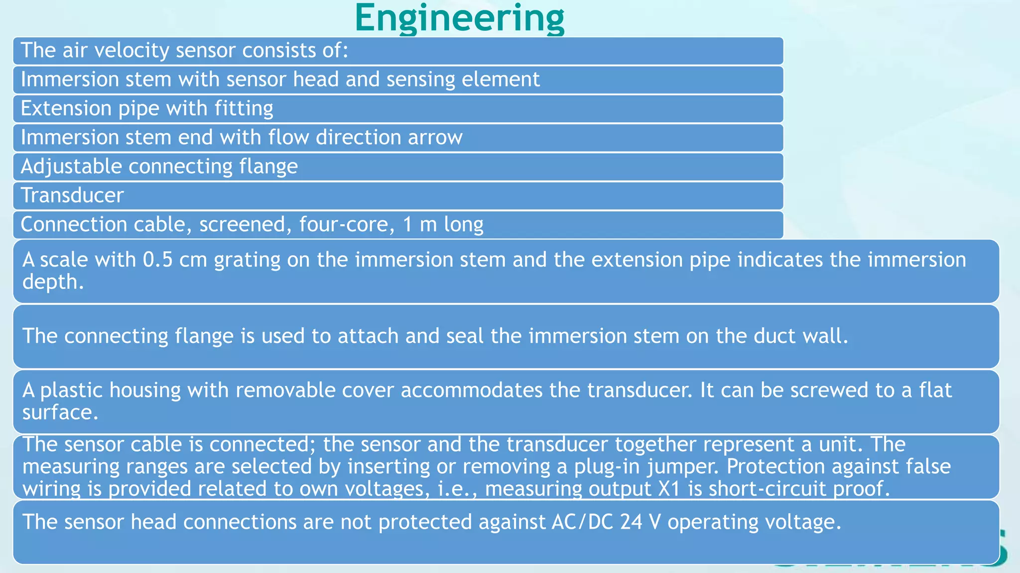 Siemens Air velocity sensor | PPTX