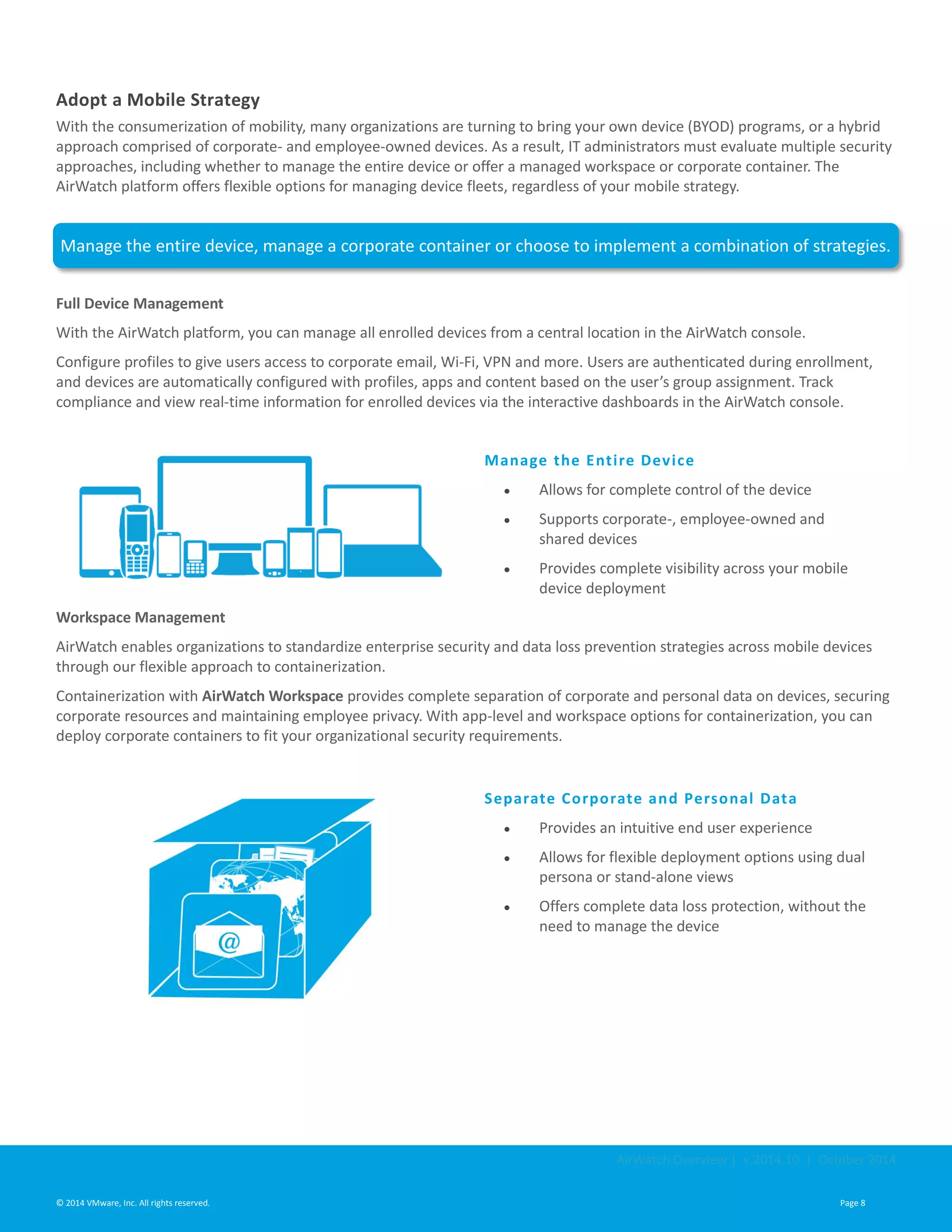 AirWatch Solution Overview | PDF