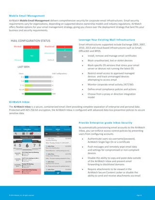 AirWatch Solution Overview | PDF
