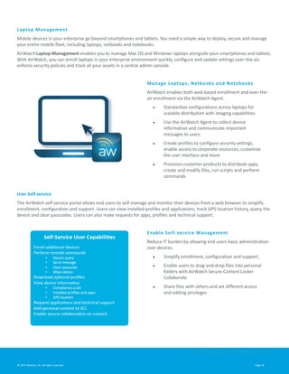 AirWatch Solution Overview | PDF
