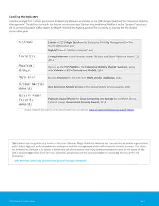 AirWatch Solution Overview | PDF