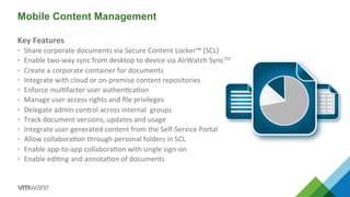 Airwatch od VMware | PPT