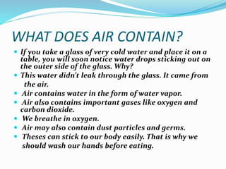 Air,water and weather | PPTX