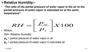 Air Water Mixtures | PPTX