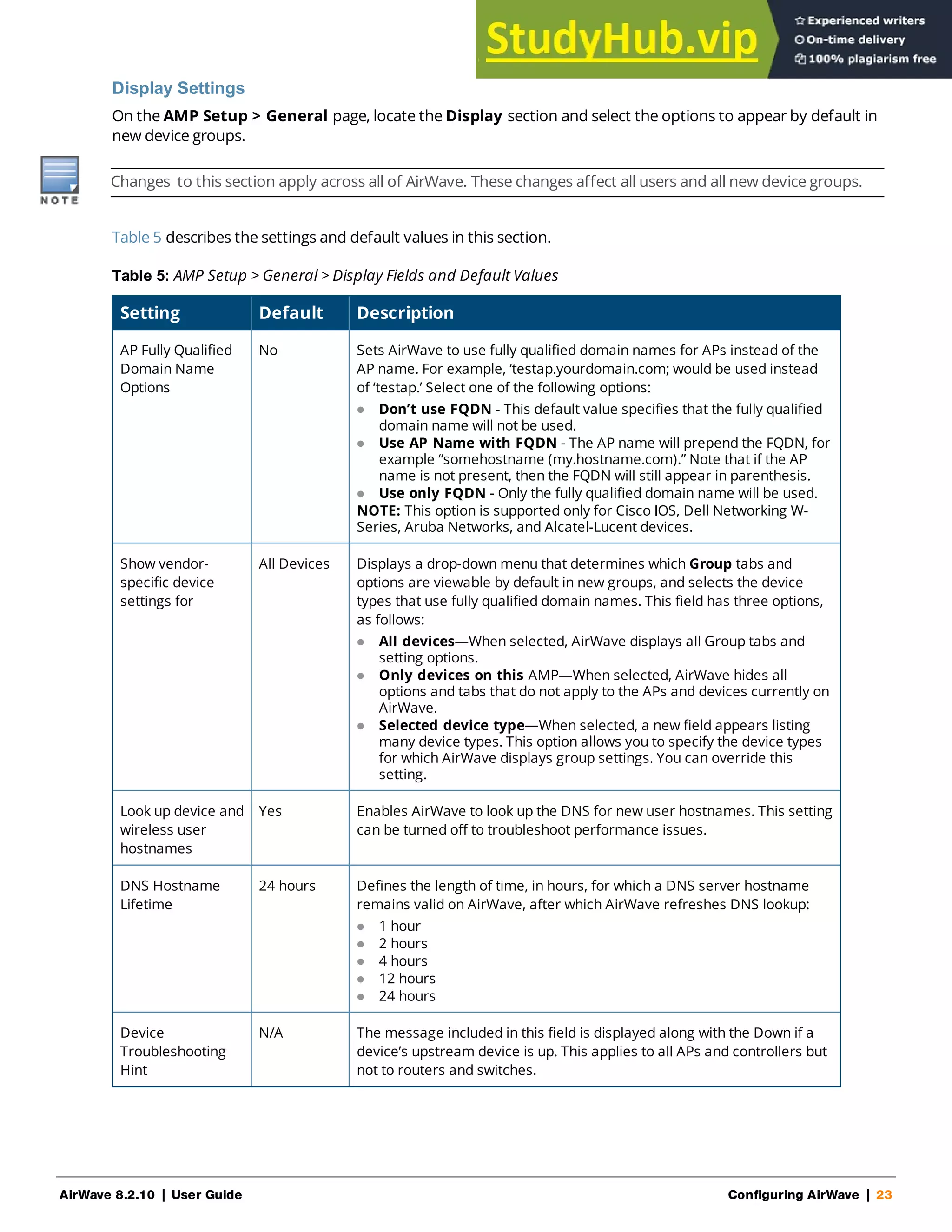 AirWave 8.2.10 User Guide | PDF