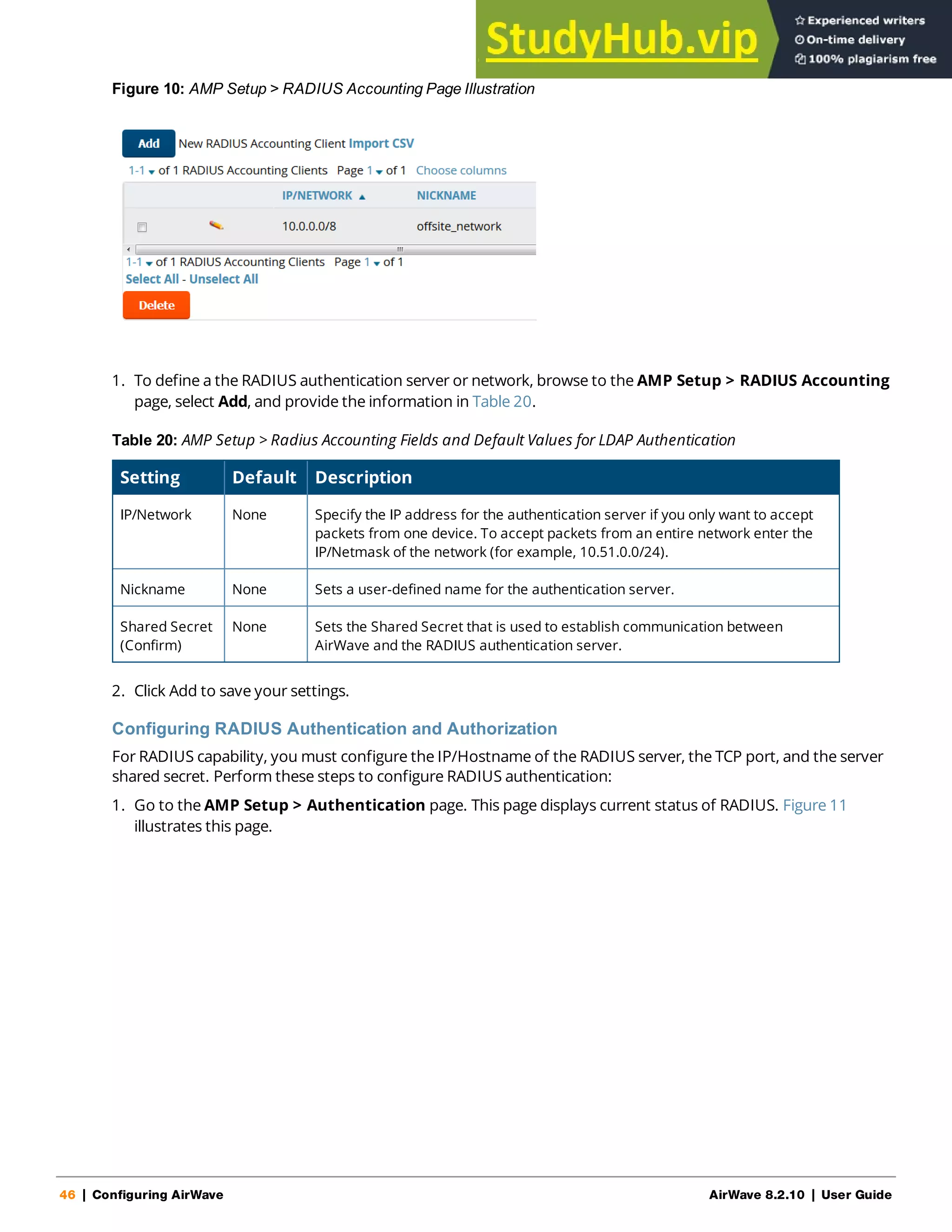 AirWave 8.2.10 User Guide | PDF